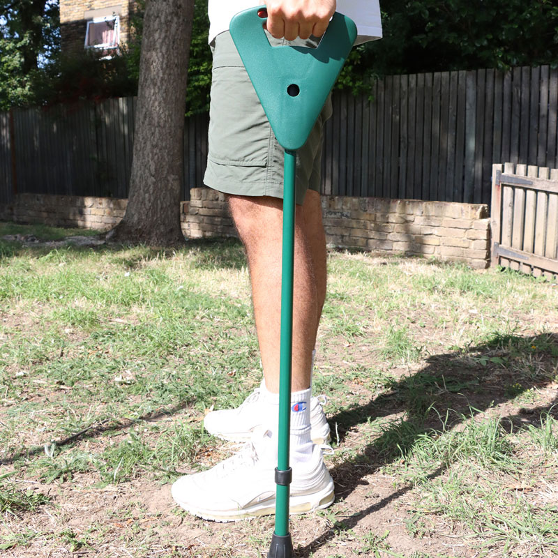 Flipstick Green Adjustable Seat Stick | Health and Care