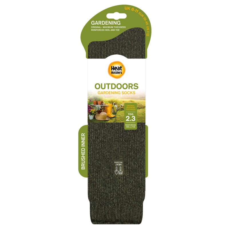 Heat Holders Men's Green Outdoor Socks | Health and Care