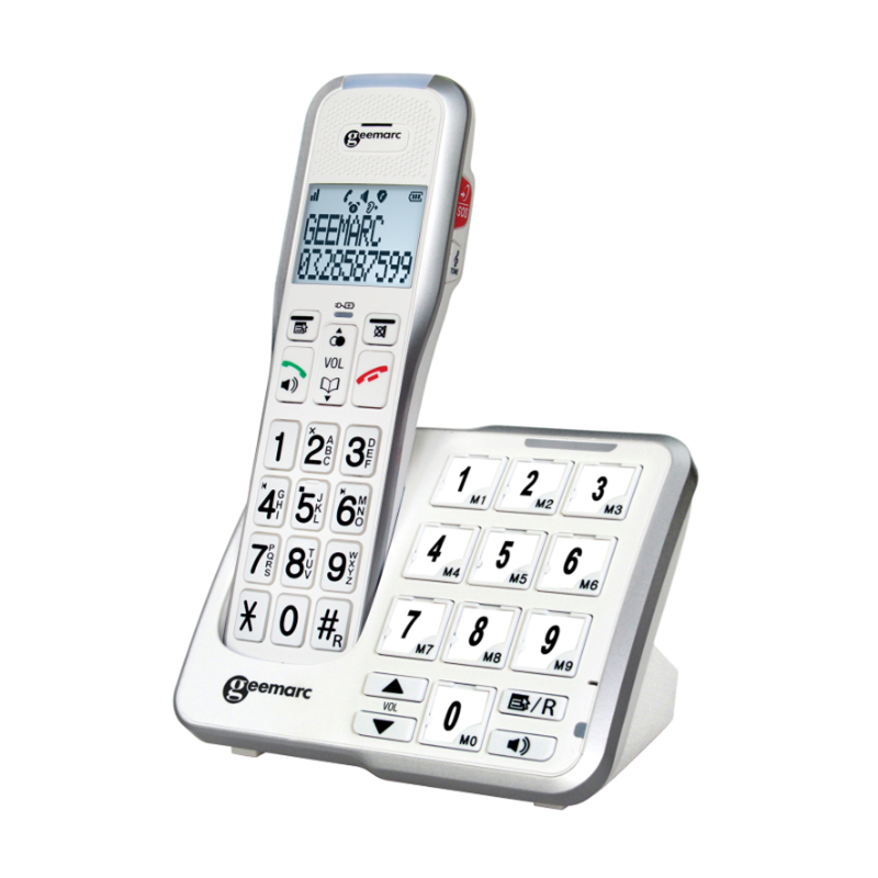 AmpliDECT 595 Phone + 3 Extra Handsets | Health and Care