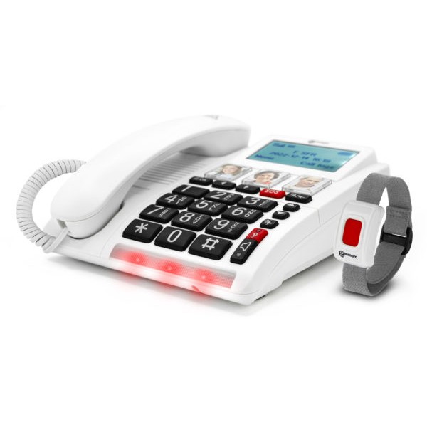 Geemarc CL9000 4G Corded SIM Home Phone | Health and Care
