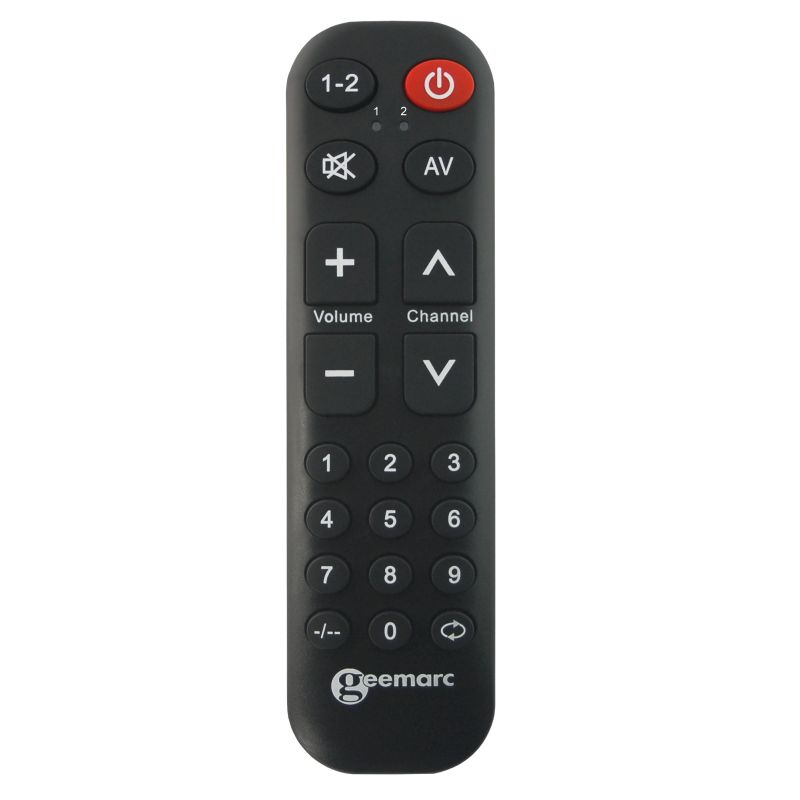 Geemarc Easy TV10 TV Remote 20 Buttons | Health and Care