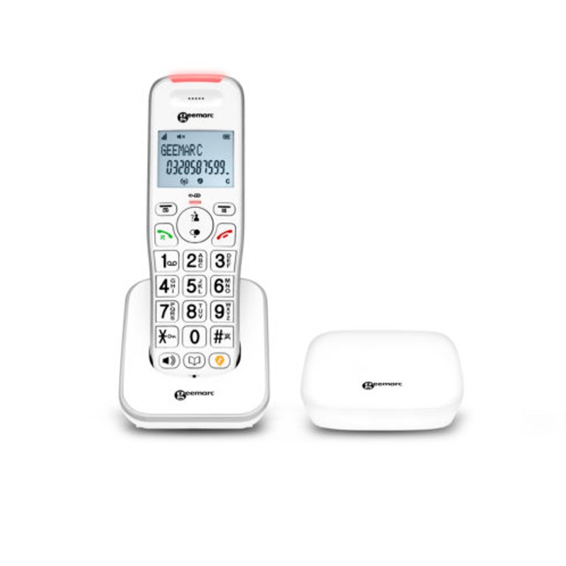 Geemarc Liberty 200 Cordless Phone & Base | Health and Care