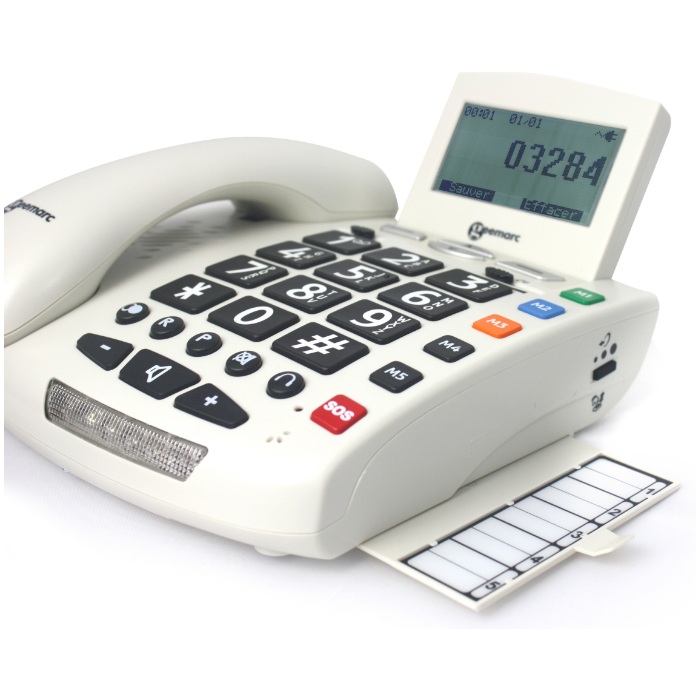Geemarc Serenities Amplified Telephone with Emergency Response ...