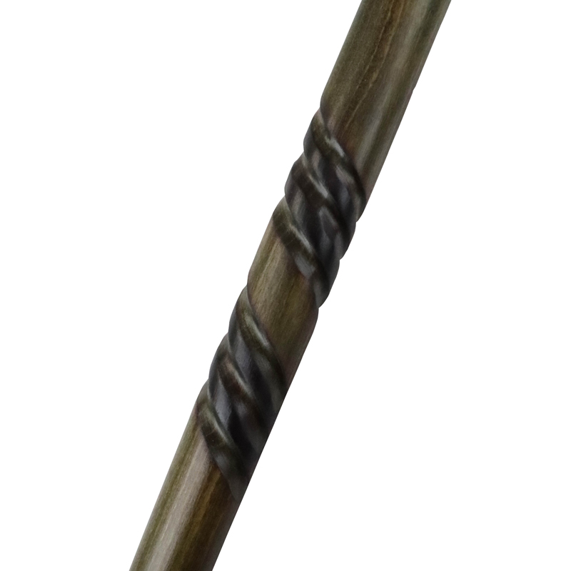 Gents' Beech Derby Green Walking Stick with Spiral | Health and Care