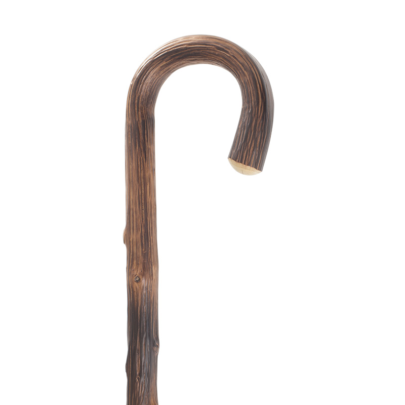 Gents' Natural Oak Crook Walking Stick | Health and Care