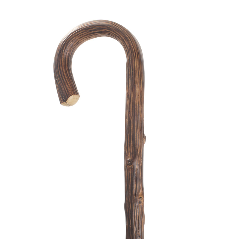 Gents' Natural Oak Crook Walking Stick | Health and Care
