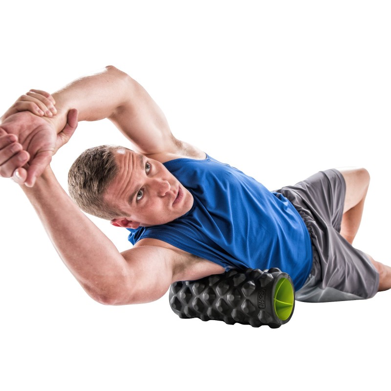 GoFit 13" Extreme Massage Roller (Black) | Health and Care
