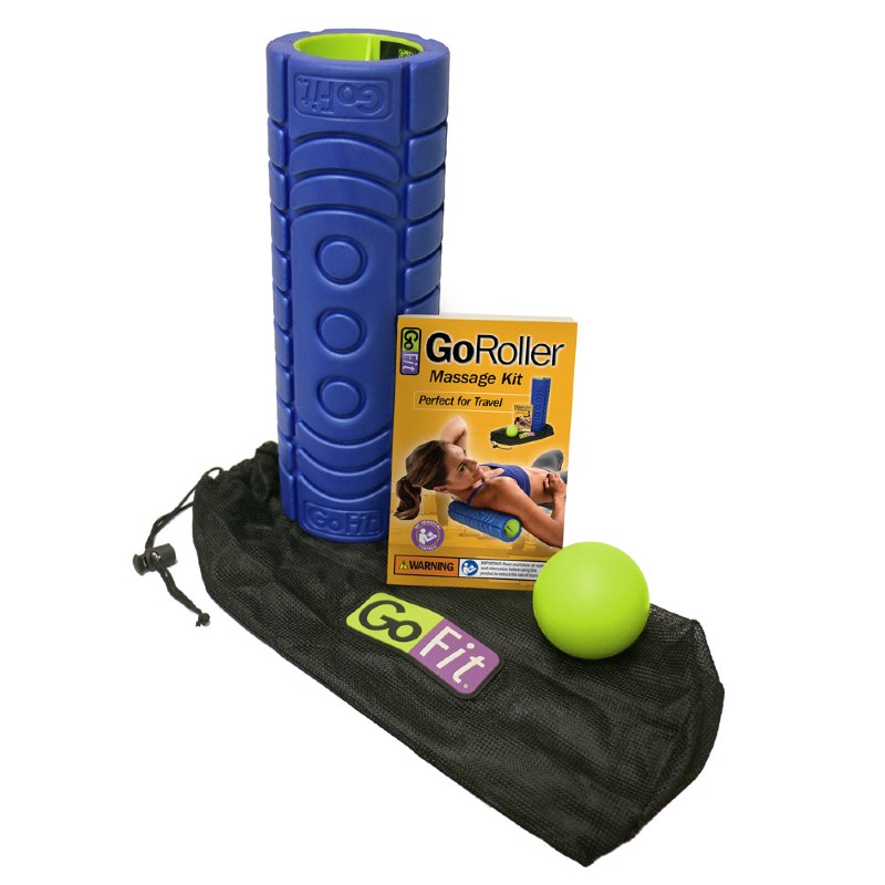 GoFit Go Roller Massage Kit (Blue) | Health and Care