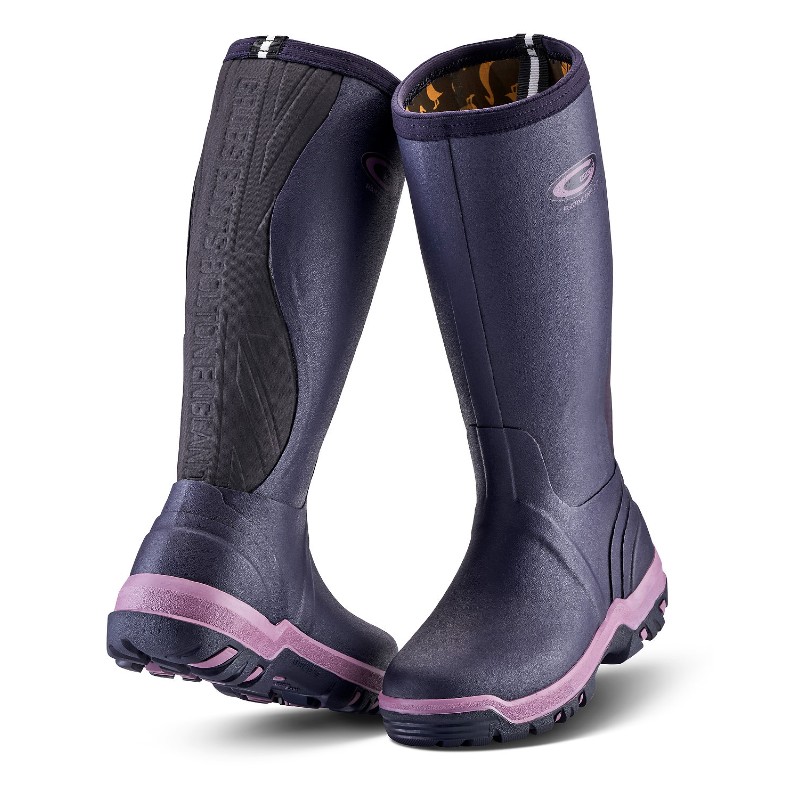 Grubs Rainline 2.0 Wellies (Aubergine) | Health and Care
