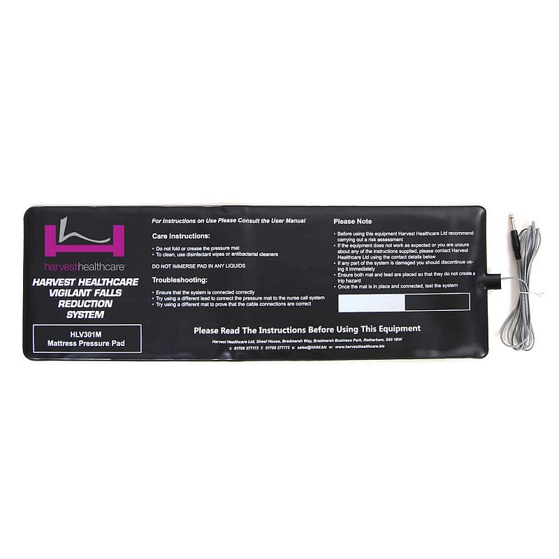 Harvest Vigilant Mattress Pressure Pad Alarm System | Health and Care