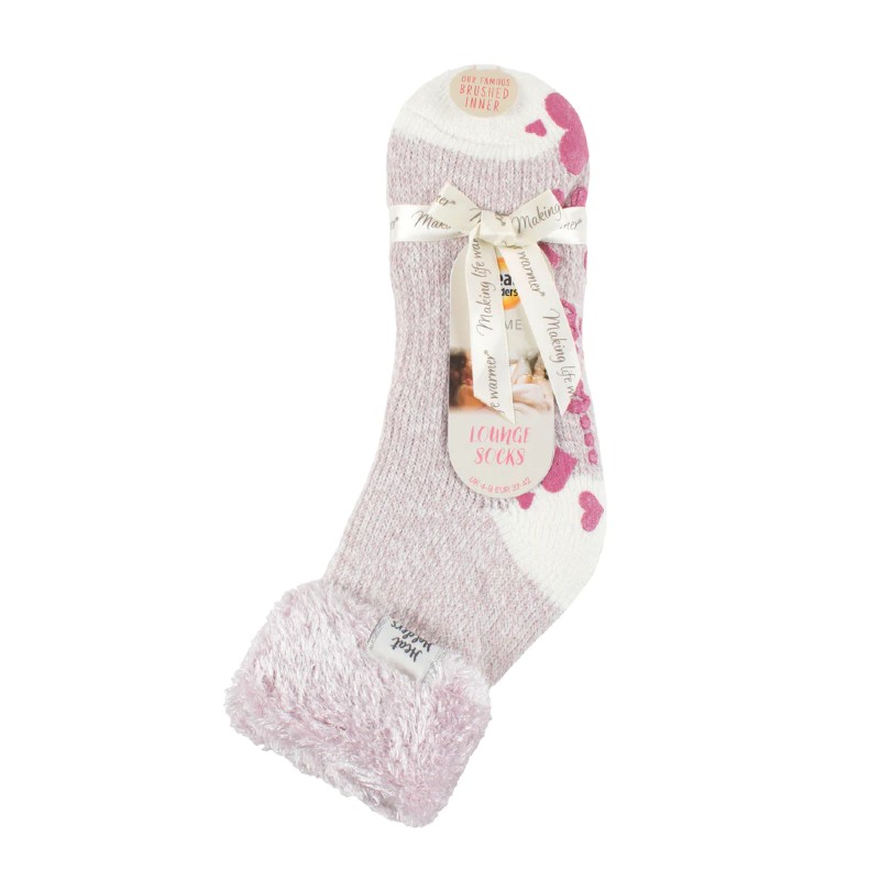 Heat Holders Thermal Pink Slipper Socks x 2 | Health and Care