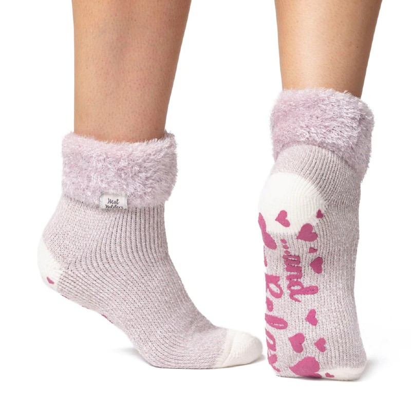 Heat Holders Thermal Pink Slipper Socks x 3 | Health and Care