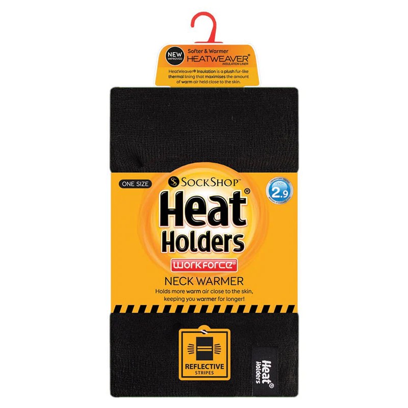 Heat Holders Thermal Hi-Vis Neck Warmer (Black) | Health and Care