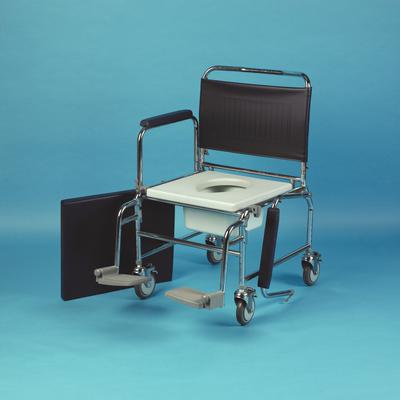 Homecraft Adjustable-Height Mobile Commode | Health and Care