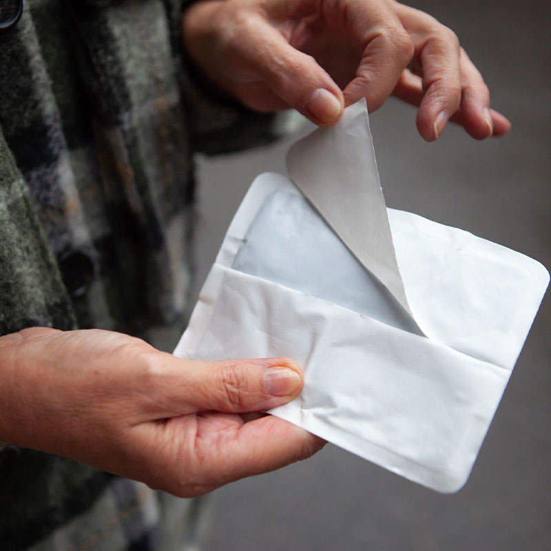 Hotteeze Self-Adhesive Heat Pad | Health and Care