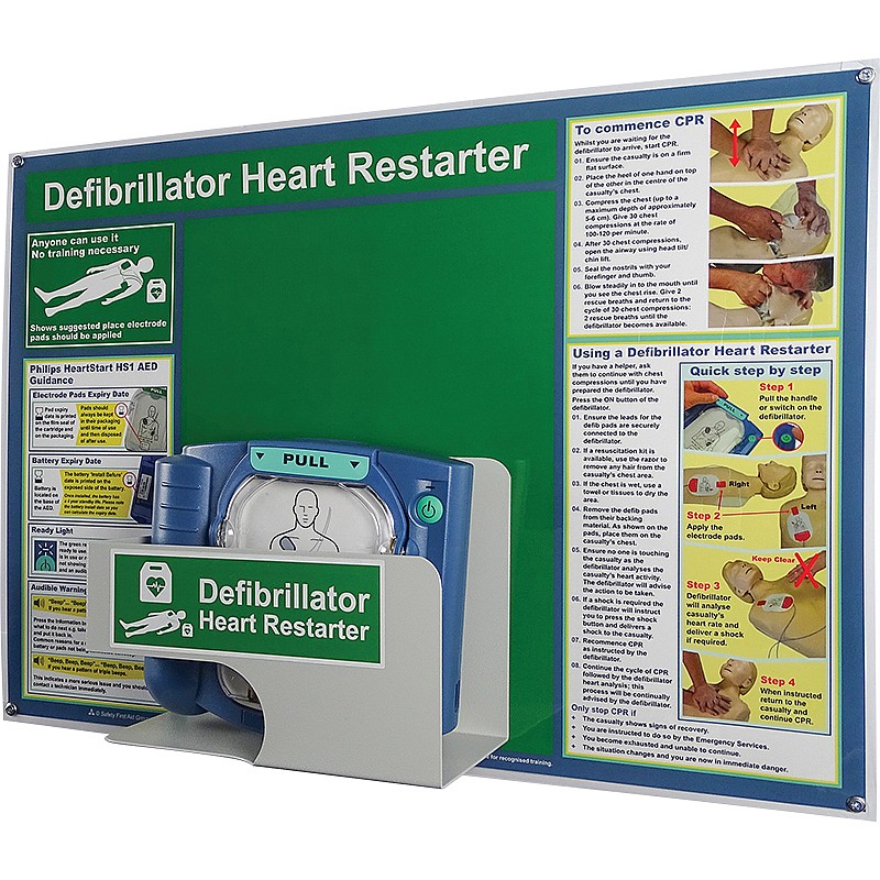 HypaGuard Phillips Defibrillator Station | Health and Care