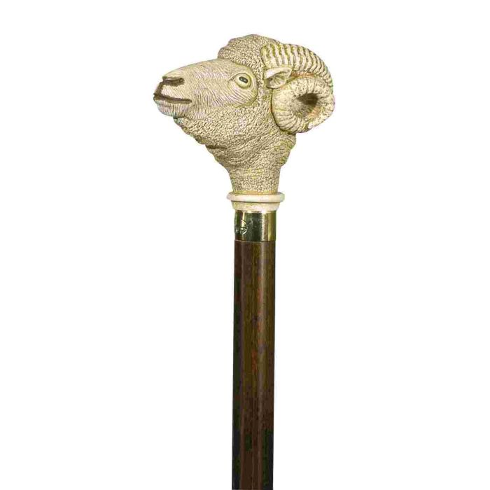 Imitation Ivory Ram Hardwood Cane | Health and Care