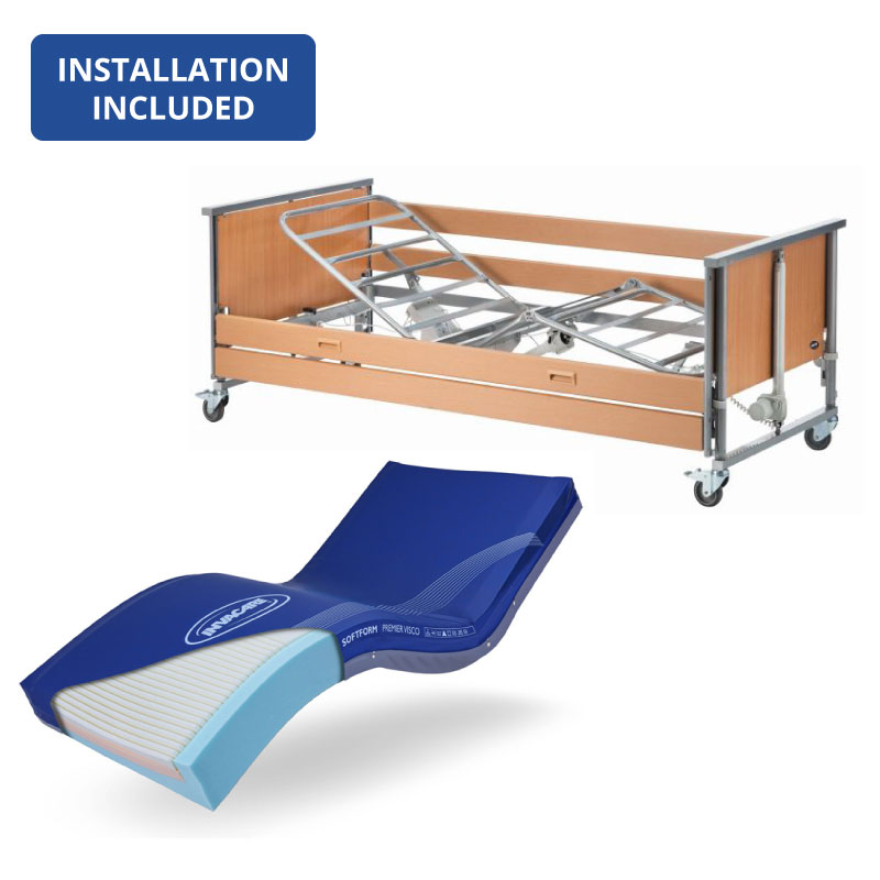 Invacare Ergo Profiling Bed and Mattress | Health and Care