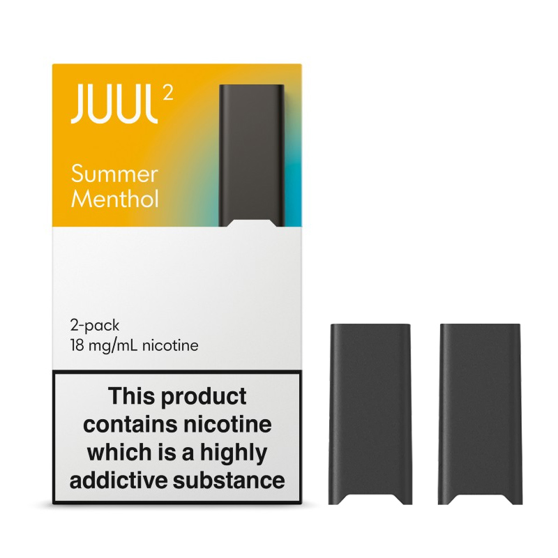 JUUL2 Summer Menthol JUUL2 Pods 18mg 2PCK | Health and Care
