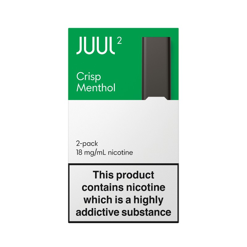 JUUL2 Crisp Menthol JUUL Pods 18mg (2PCK) | Health and Care