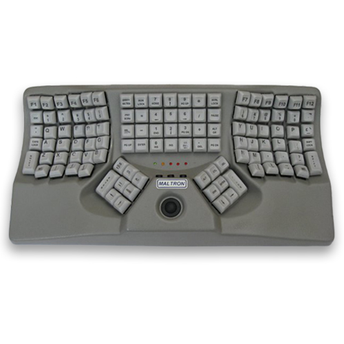 Maltron L89 Dual-Hand Ergonomic 3D Keyboard with Trackpad | Health and Care