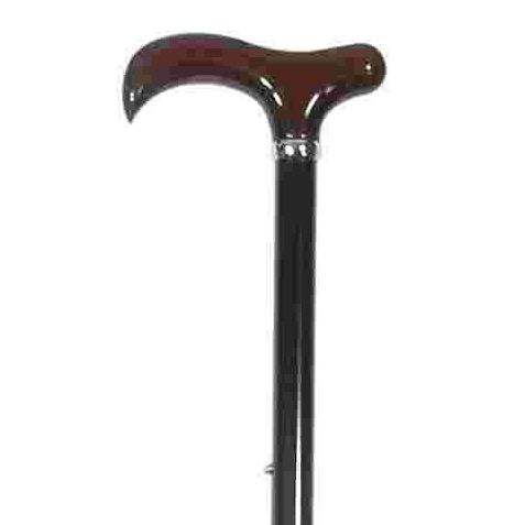 Ladies' Shock-Absorber Burgundy Orthopaedic Walking Cane | Health and Care