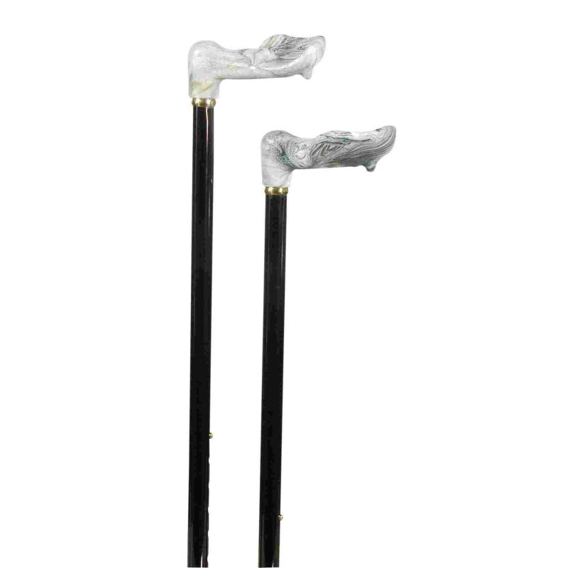 Left-Handed Moulded Orthopaedic Handle Walking Cane | Health and Care