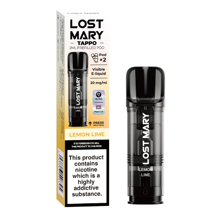 Lost Mary Tappo Lemon Lime Refills (2pk) | Health and Care