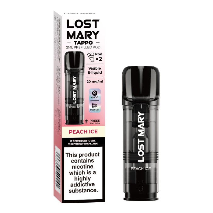 Lost Mary Tappo Peach Ice Refills (2pk) | Health and Care