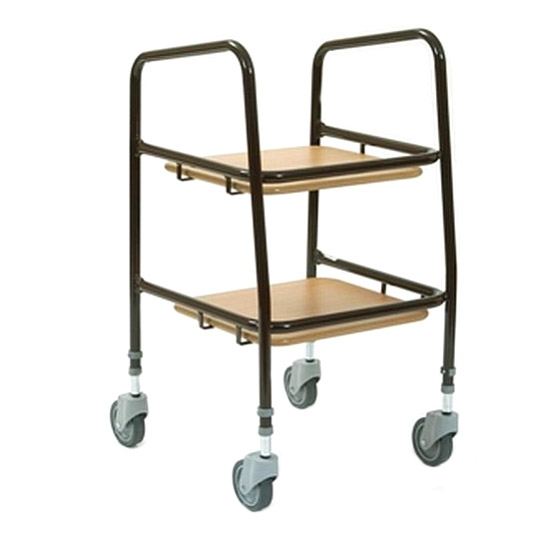 Heathcote Multipurpose Trolley With Laminated Trays | Health and Care