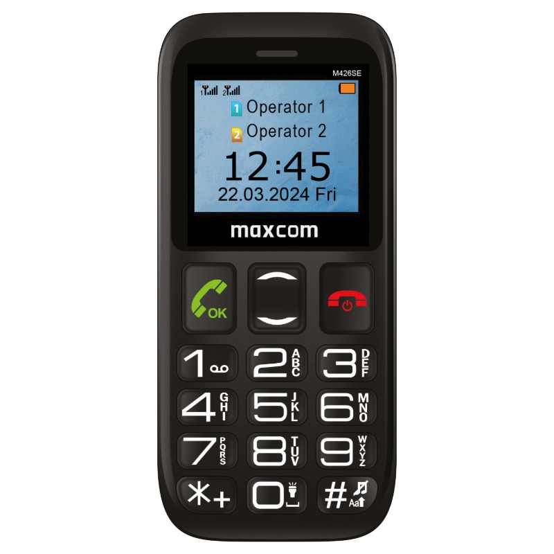 Maxcom Comfort MM426 SE SOS Mobile Phone | Health and Care