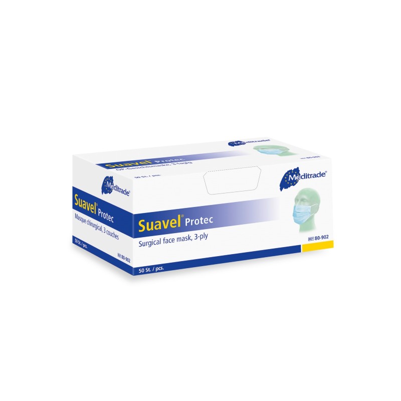 50 Meditrade Suavel Protec Disposable Masks | Health and Care