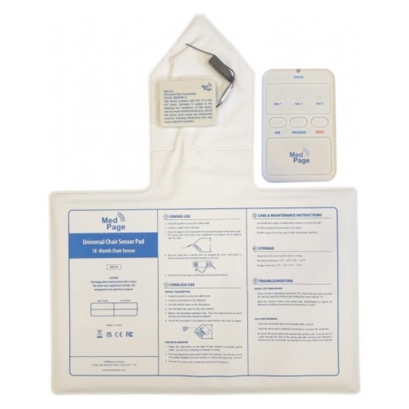 Medpage MPCCP-1 Chair-Occupancy Pad & Pager | Health and Care
