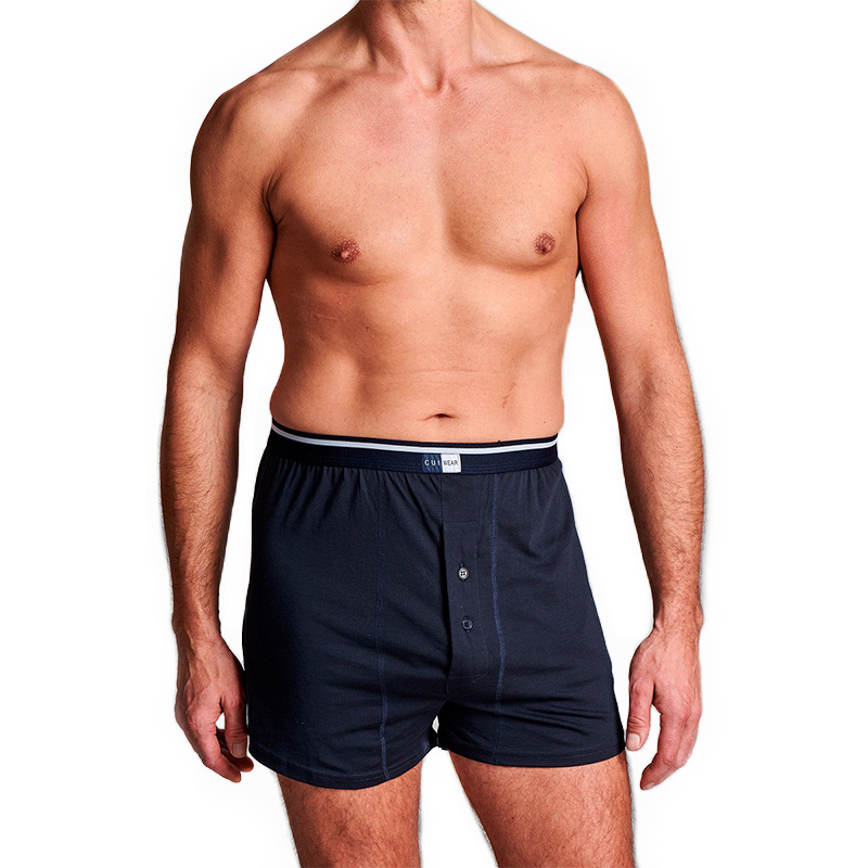 CUI Men's Navy Ostomy Boxer Shorts | Health and Care