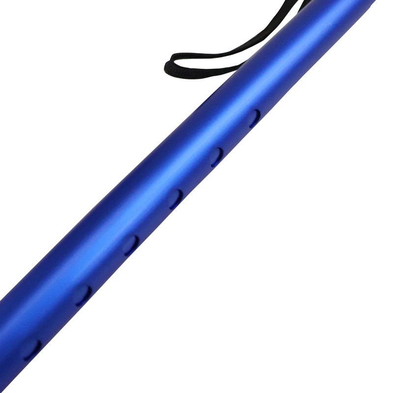 Metallic Blue Adjustable Walking Stick | Health and Care