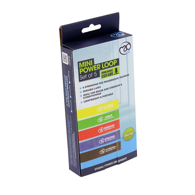 Fitness-Mad Mini Resistance Band Loops (5pk) | Health and Care