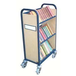 Mobile Library Book Spine Reader Trolley | Health and Care