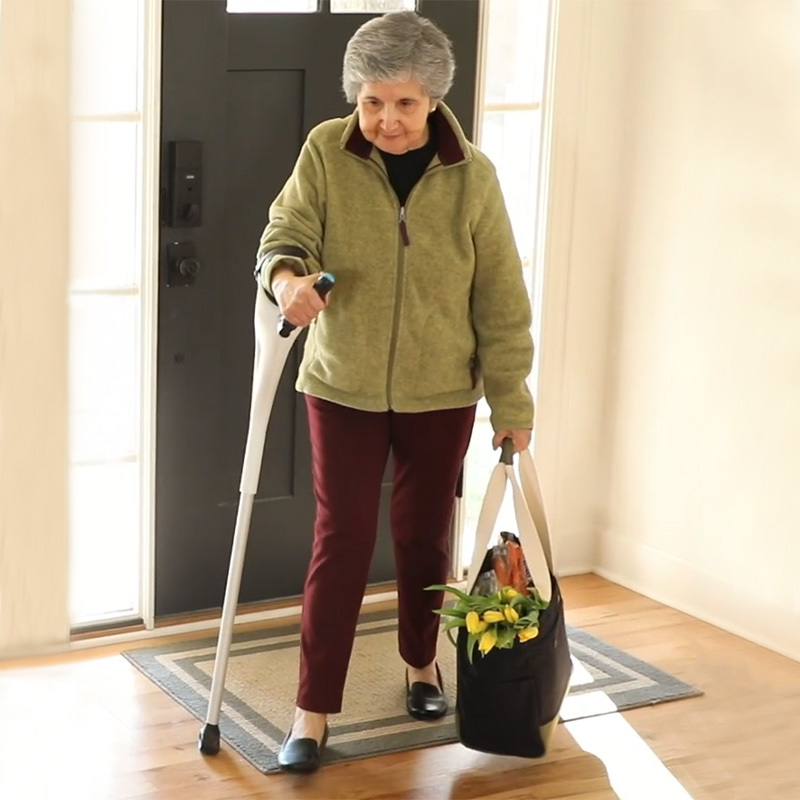 M+D Adjustable Crutch Cane Alternative (White) | Health and Care