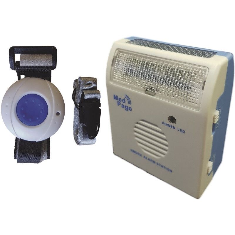 Splash Proof Wireless Call Pendant with Alarm Station | Health and Care