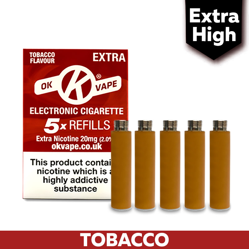 OK Vape Extra High Tobacco Cartridges (20mg) | Health and Care