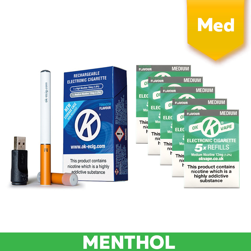 OK Vape E-Cig Kit and Refill Cartridges | Health and Care