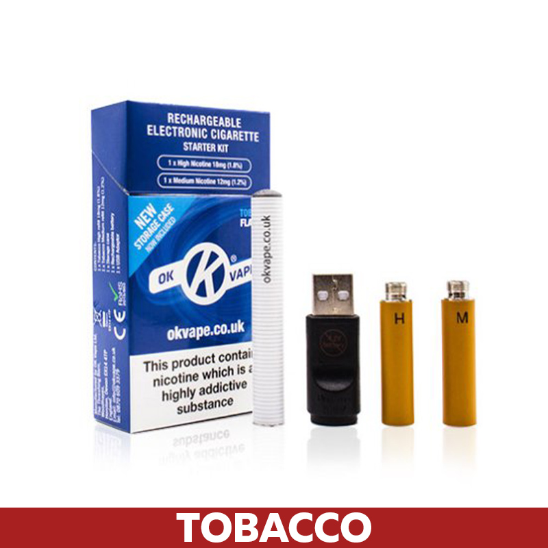 OK Vape Rechargeable Tobacco Starter Kit | Health and Care