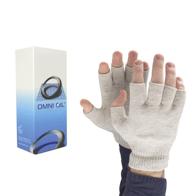 Omni Ol Warming Balm & Fingerless Silver Gloves | Health and Care