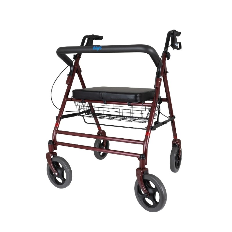Days 111 Bariatric Rollator with Brakes | Health and Care