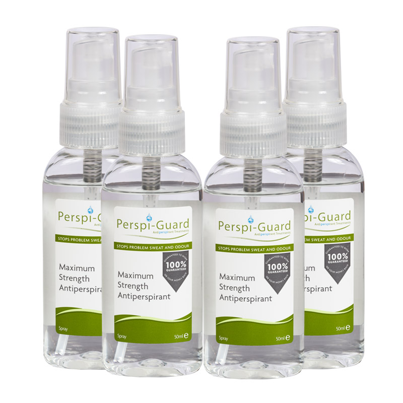 Perspi Guard Maximum Strength Antiperspirant 50ml (Pack of 4) | Health ...