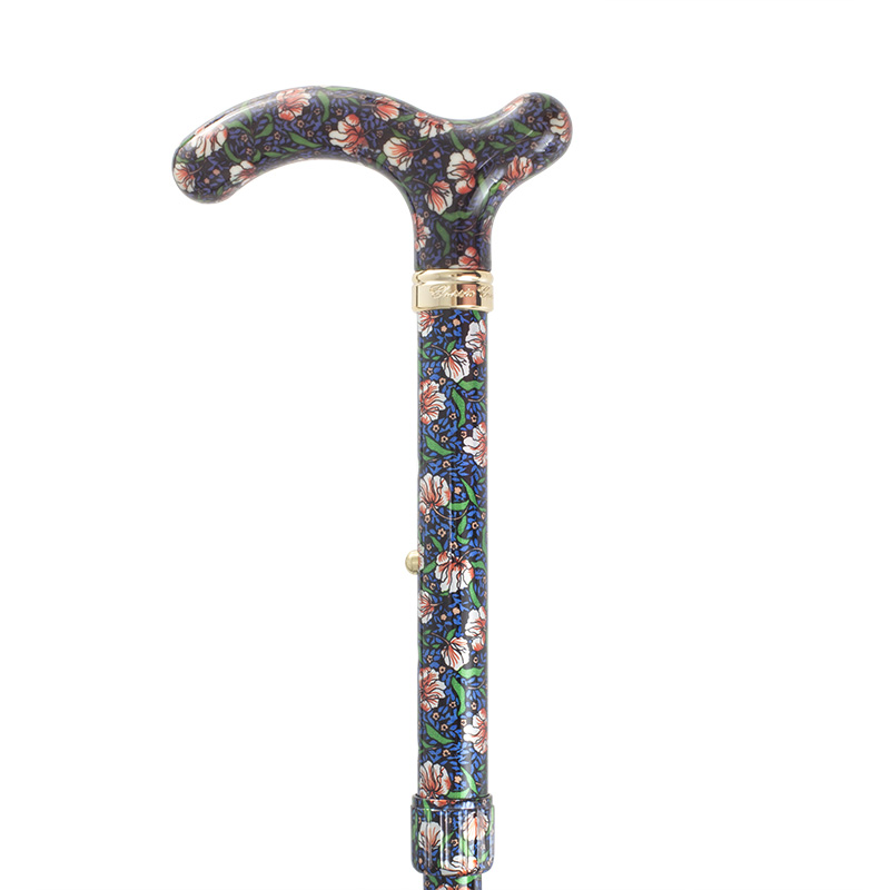 Petite Adjustable Folding Easy-Joint Summer Floral Walking Cane ...