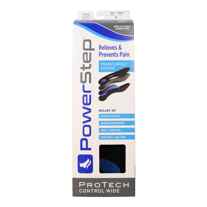 Powerstep ProTech Wide-Fit Insoles | Health and Care