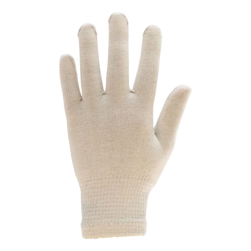 Deluxe 12% Silver Cotton Gloves (Natural) | Health and Care