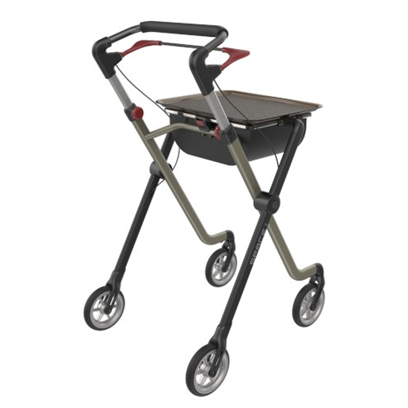 Rehasense Space I Rollator (Black/Champagne) | Health and Care
