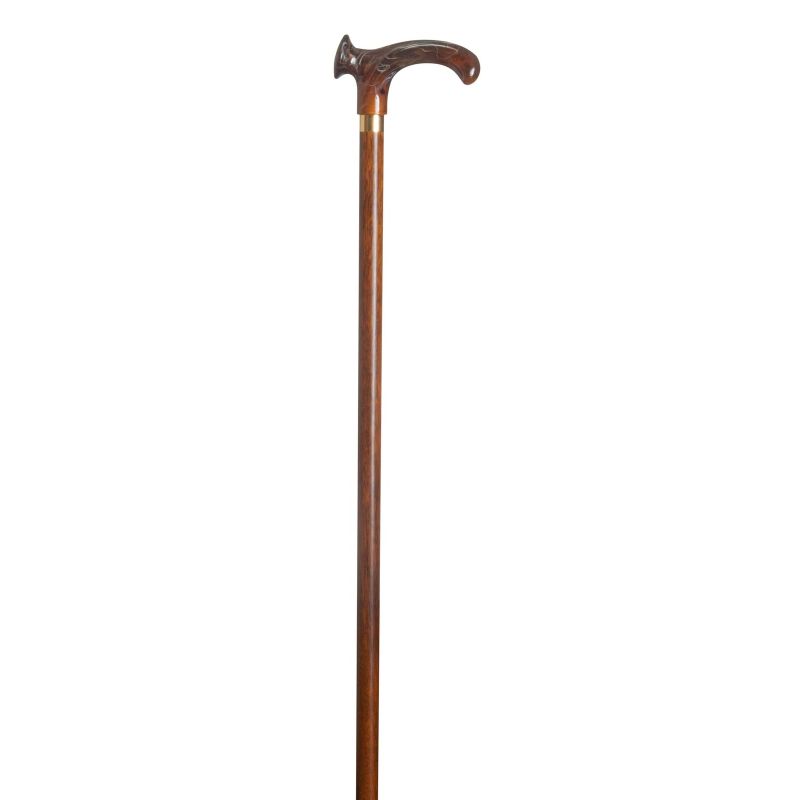 Right-Handed Amber Effect Relax-Grip Handle Orthopaedic Walking Cane ...